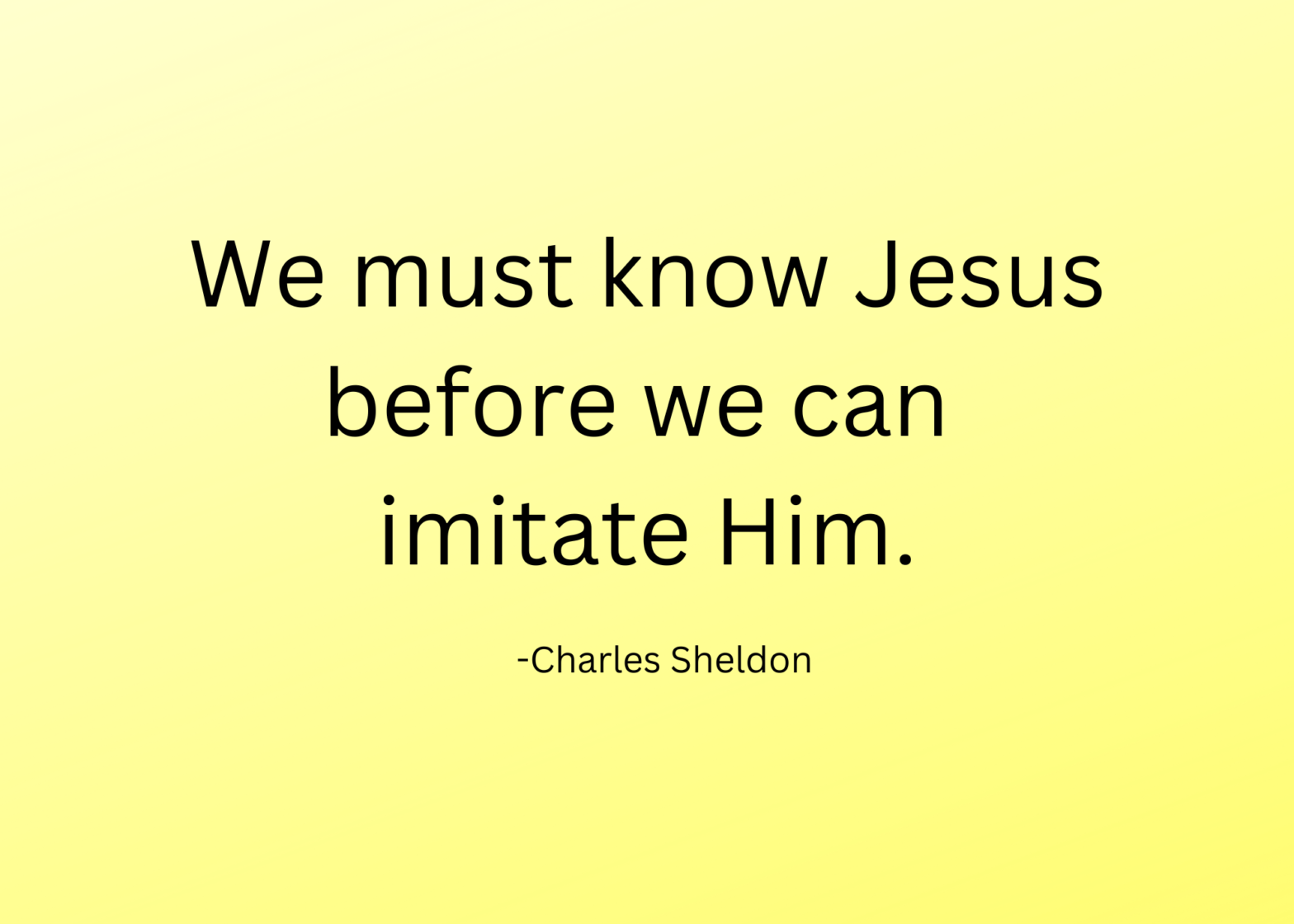 Knowing Jesus - Arverne Church of God